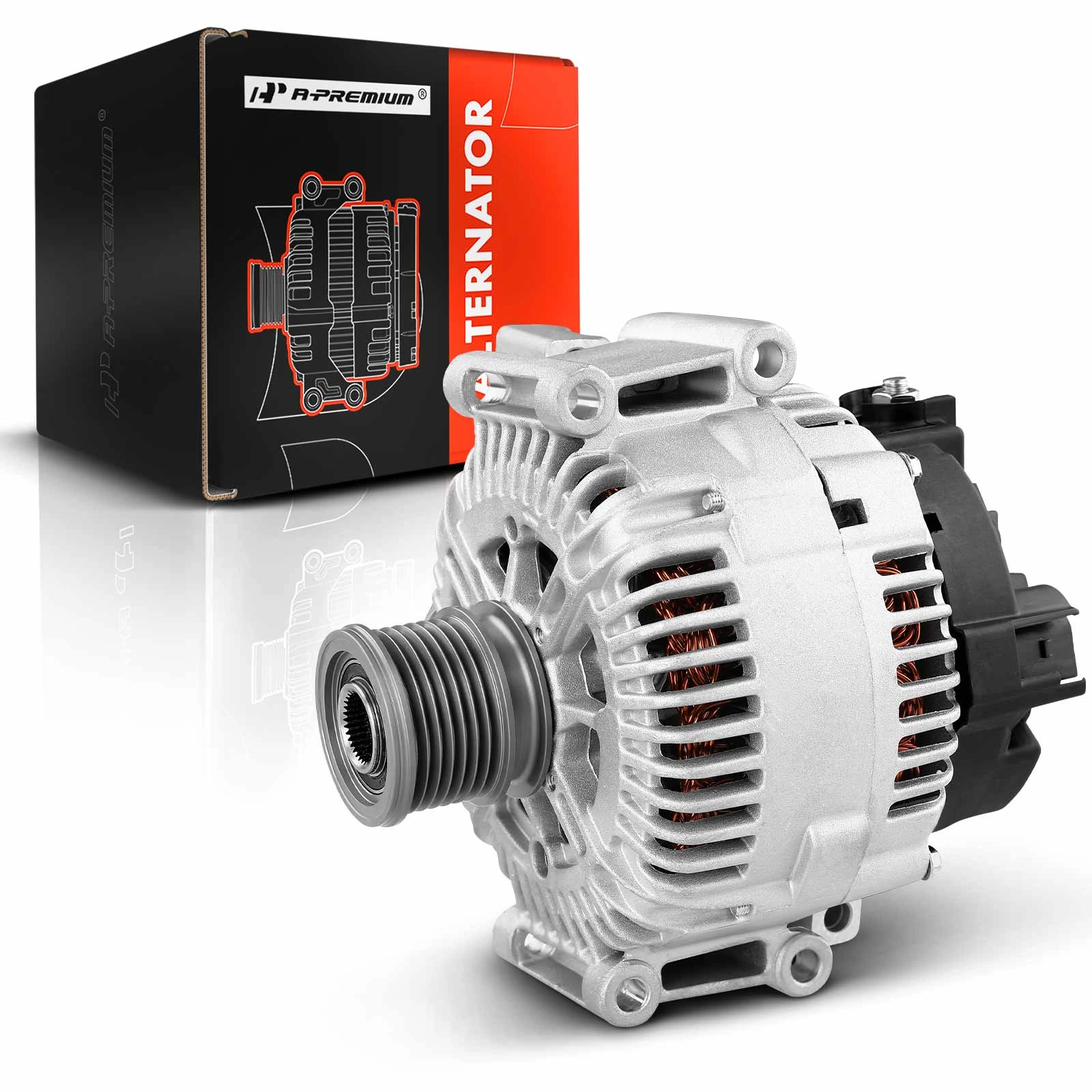 2009 Dodge Sprinter 2500 Alternator 180A 12V Clockwise 7-Groove Pulley ...