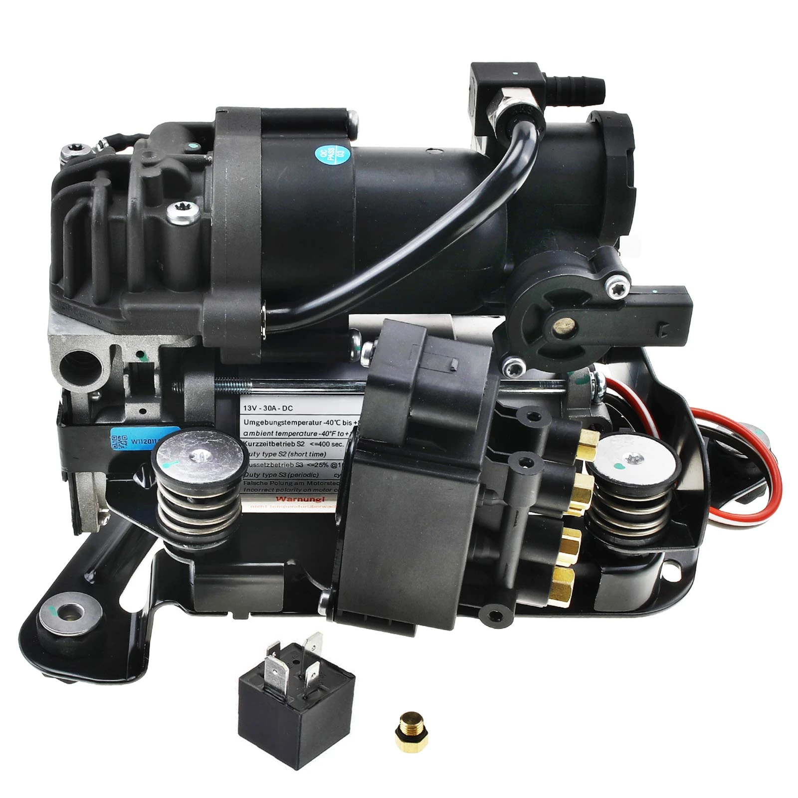 Air Suspension Compressor with Bracket for 2016-2019 BMW 750Li | A-Premium