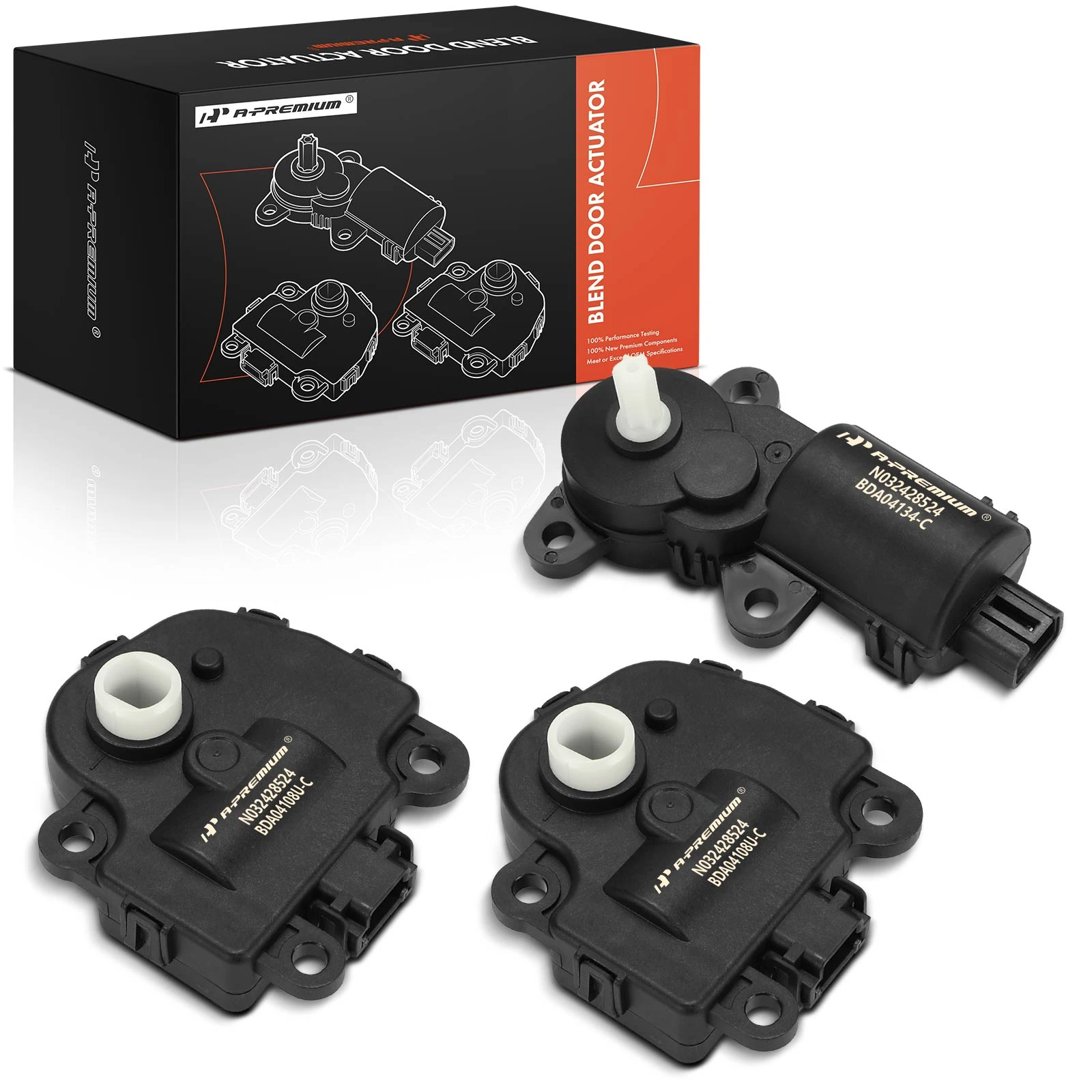 3 Pcs Main Air Inlet Temperature & Mode Blend Door Actuator for 2011 ...