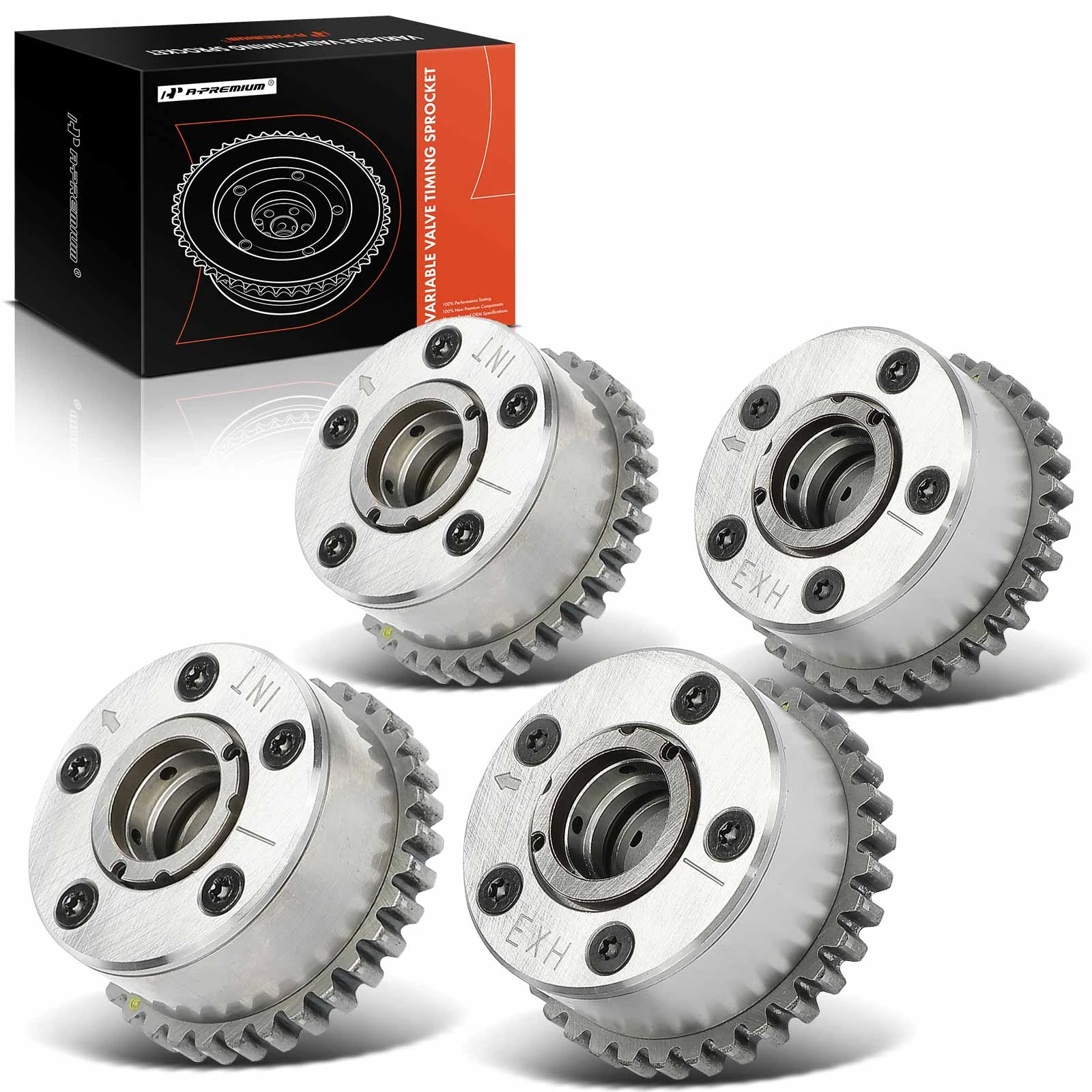 4 Pcs Intake & Exhaust Variable Valve Timing Sprocket for 2016 Jeep Cherokee | A-Premium