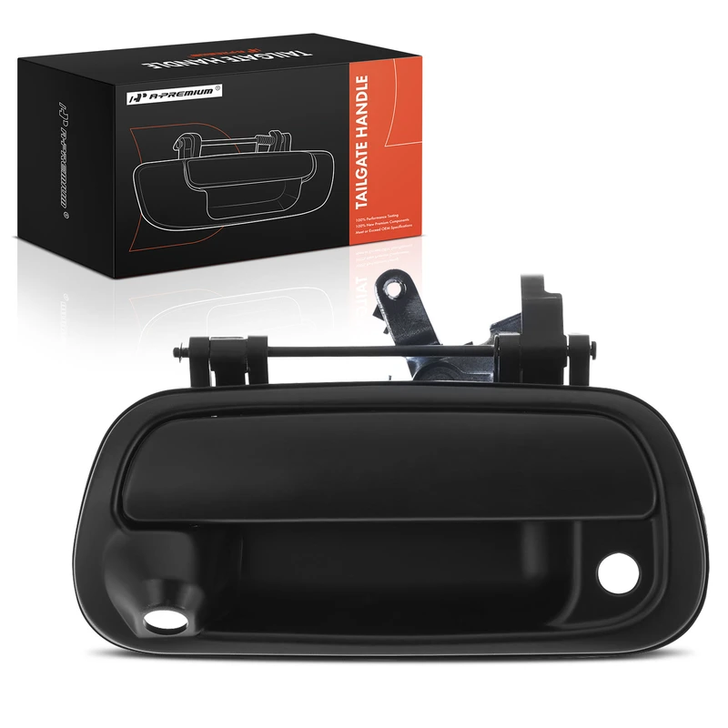 Rear Black Tailgate Handle with Keyhole & Camera Hole for Toyota Tundra ...