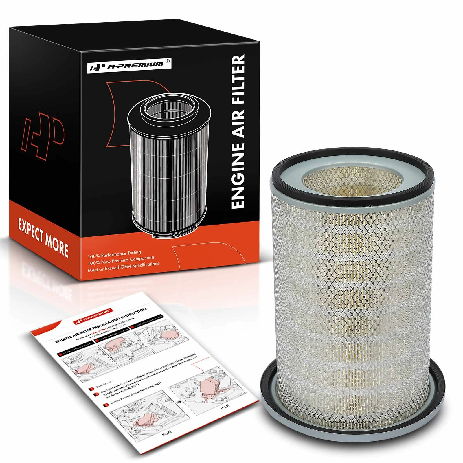 Engine Air Filter for 2006 Isuzu NPR-HD | A-Premium