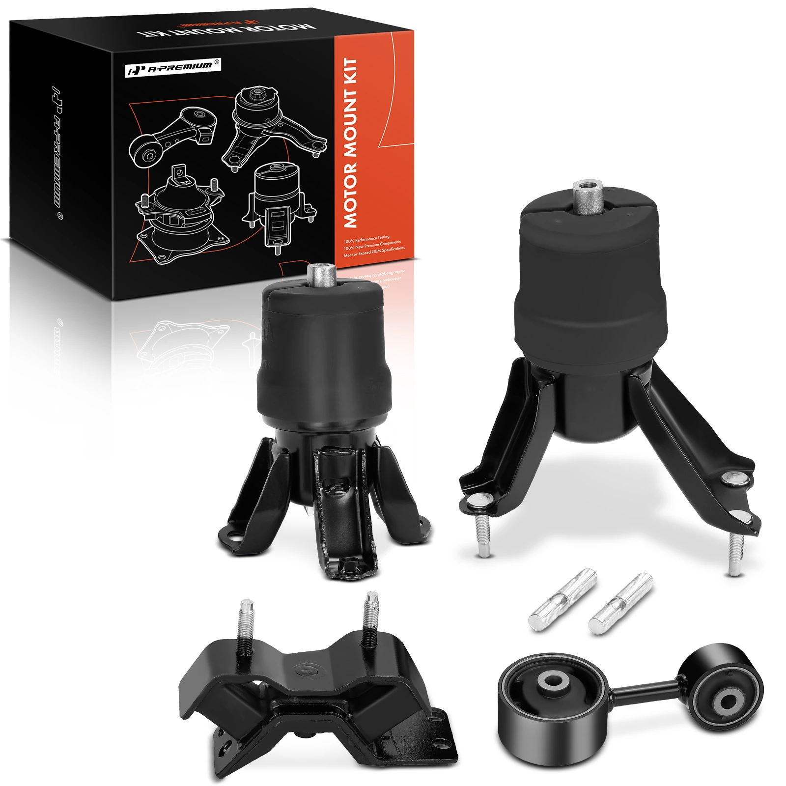 1997-2001 Toyota Camry 4-Pc Motor Mount + Torque Strut Mount ...