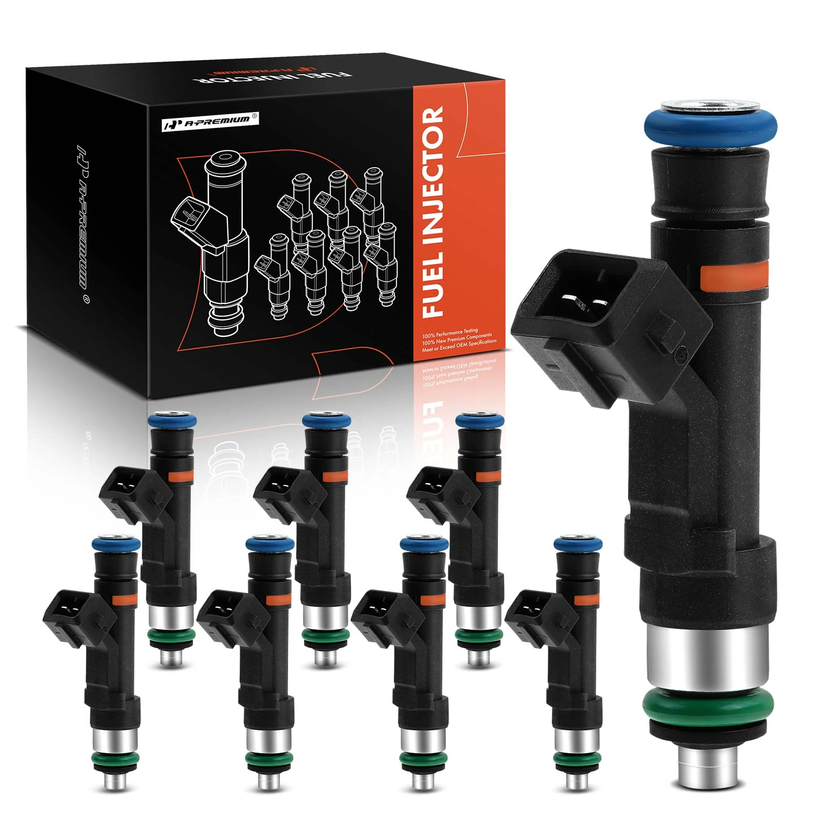 2003 Ford F-350 Super Duty 8-Pc Fuel Injector, 2-Blade Terminal, A ...