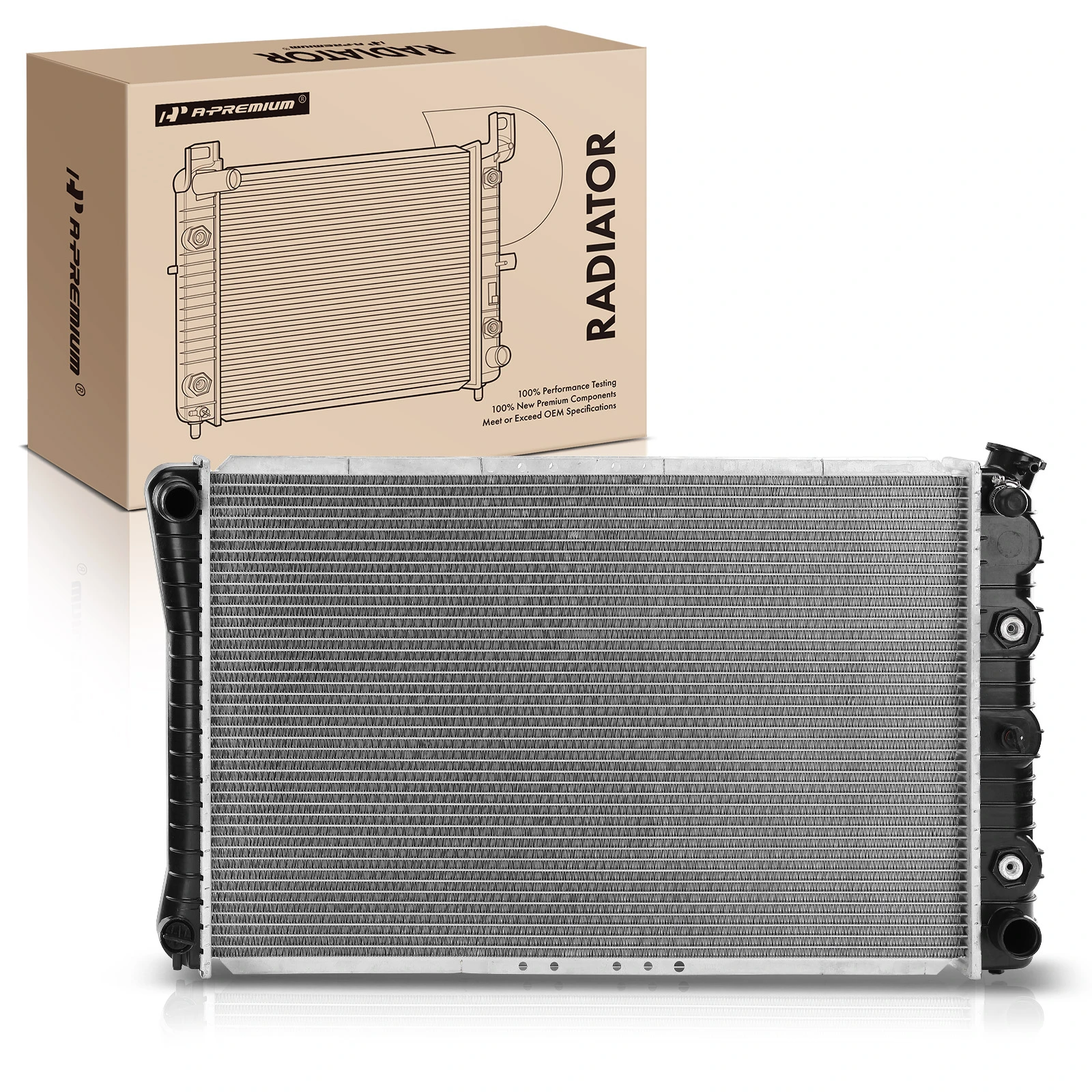 Aluminum Radiator with Transmission Oil Cooler for 1985 Chevrolet C10 ...