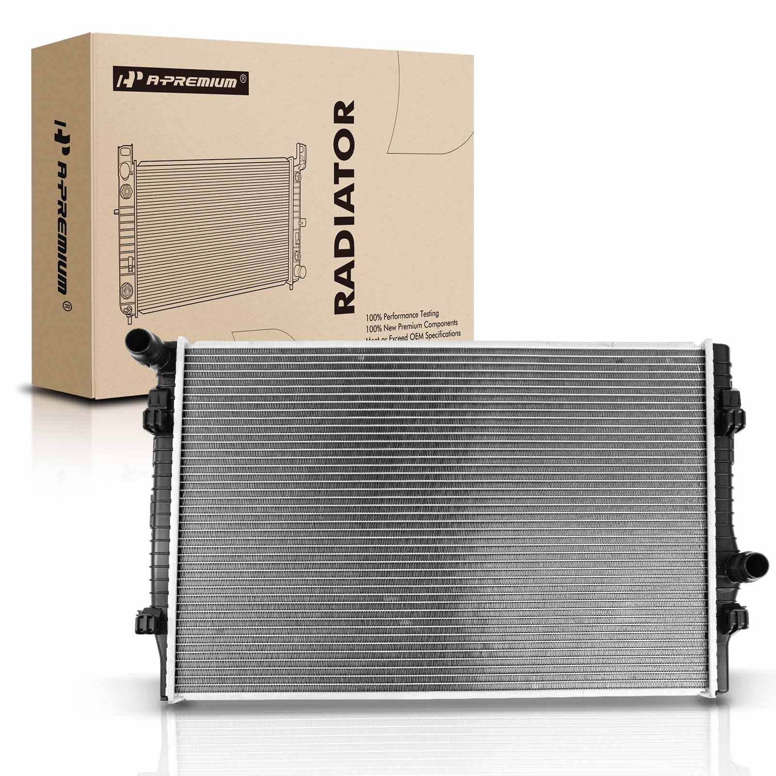 Aluminum Radiator w/o Oil Cooler for 2021 Volkswagen Jetta | A-Premium