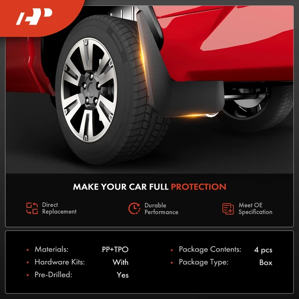 Best-Selling 2018 Chevrolet Silverado 1500 Splash Guard SG076 | A-Premium