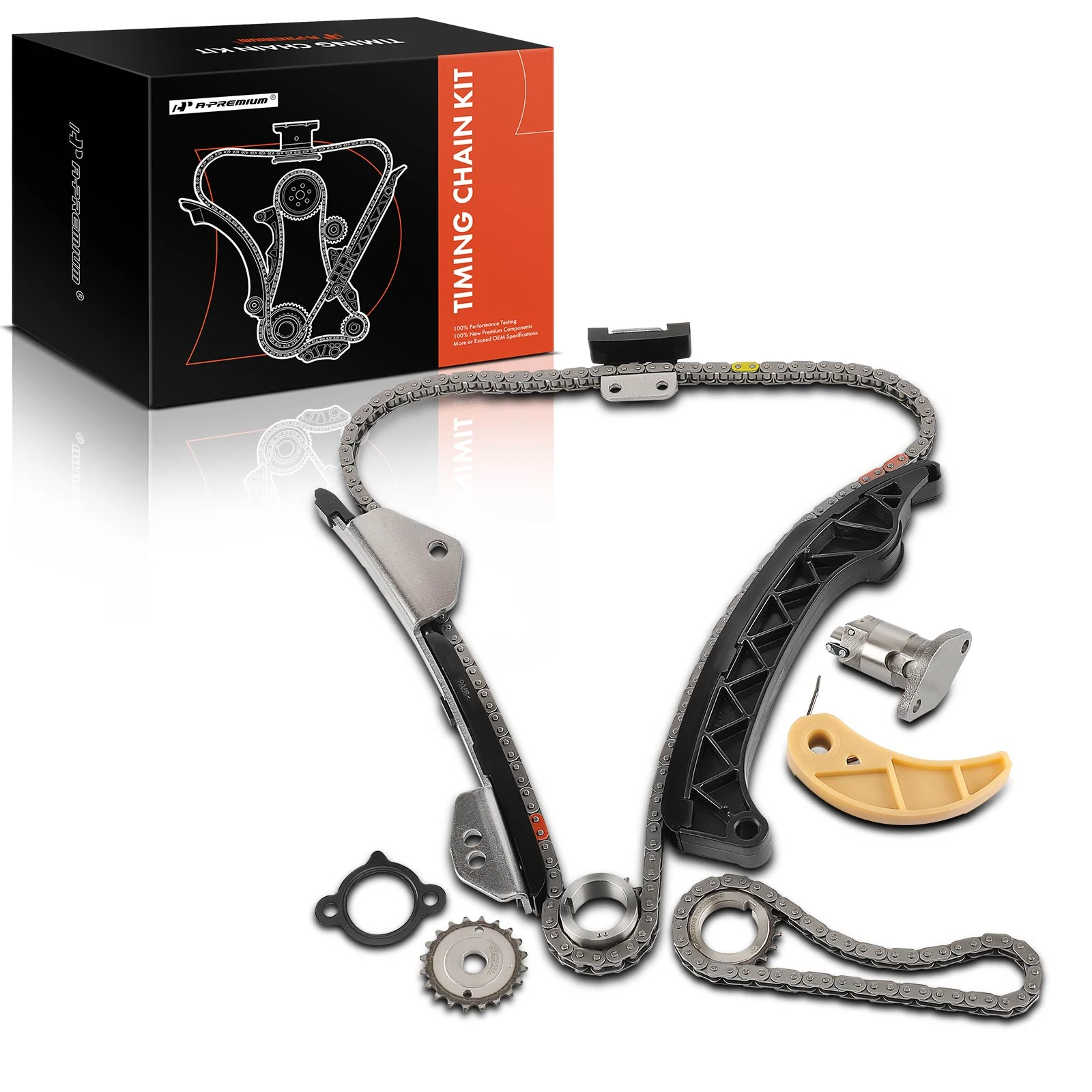 10 Pcs Engine Timing Chain Kit for 2009-2019 Toyota Corolla | A-Premium