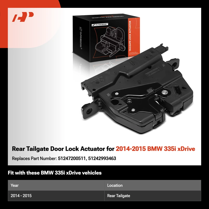 Rear Tailgate Door Lock Actuator for 2014-2015 BMW 335i xDrive | A-Premium