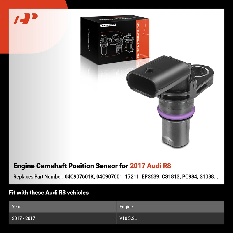 Engine Camshaft Position Sensor for 2017 Audi R8 | A-Premium