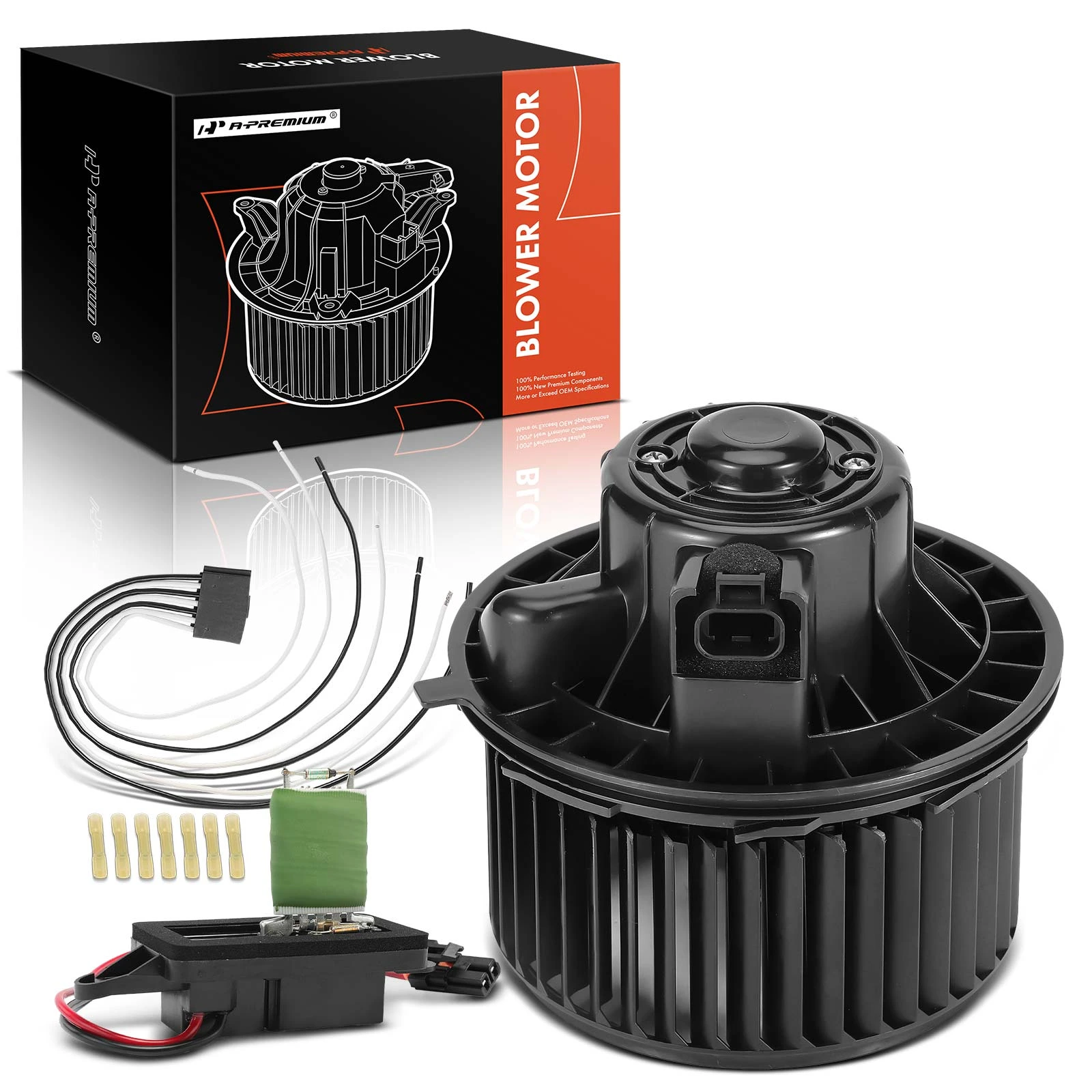 2 Pcs Front HVAC Blower Motor & Resistor Kit for Chevy Silverado 1500 ...
