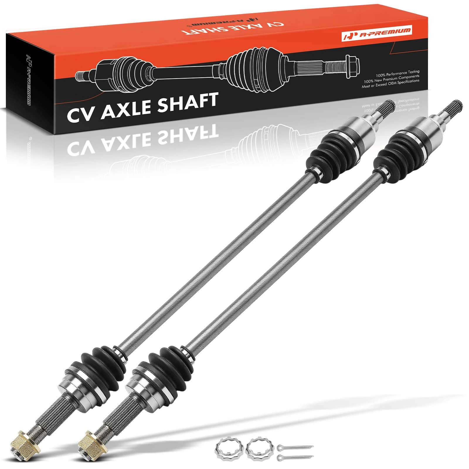 2013 INFINITI JX35 3.5L V6 2-Pc CV Axle Shaft Assembly, Rear Driver ...