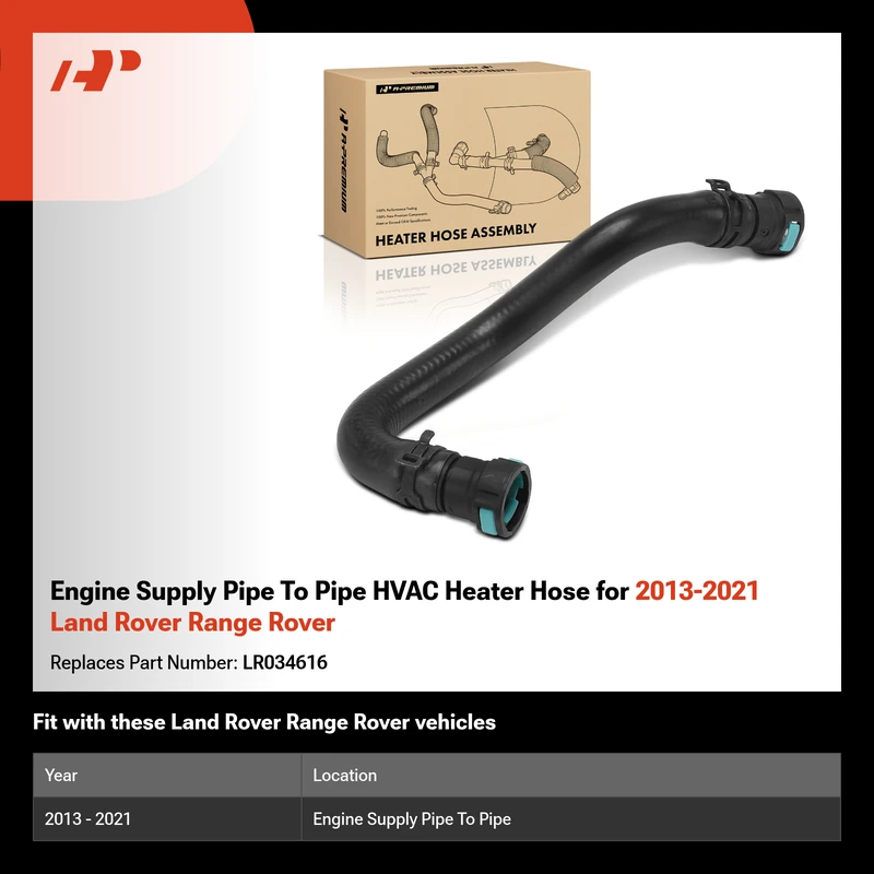 Reliable 2013-2021 Land Rover Range Rover HVAC Heater Hose APHHA232 | A ...
