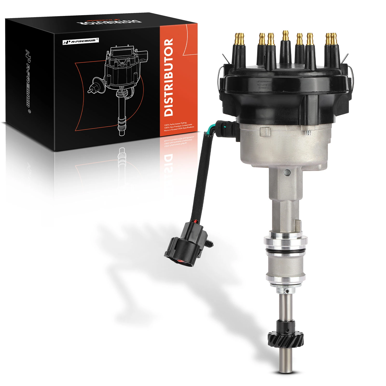 Ignition Distributor with Cap & Rotor for 1988-1996 Ford F-250 | A-Premium