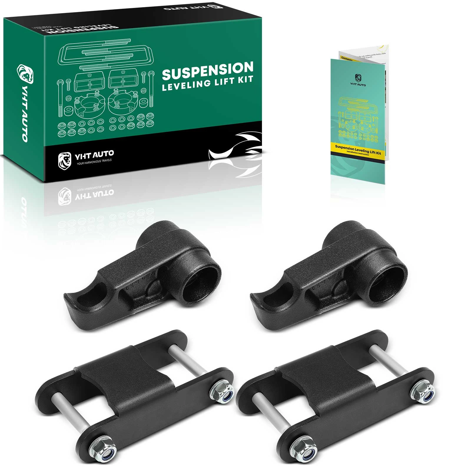 1-inch to 3-inch Front & 2-inch Rear Leveling Lift Kit for 2007 Hummer ...