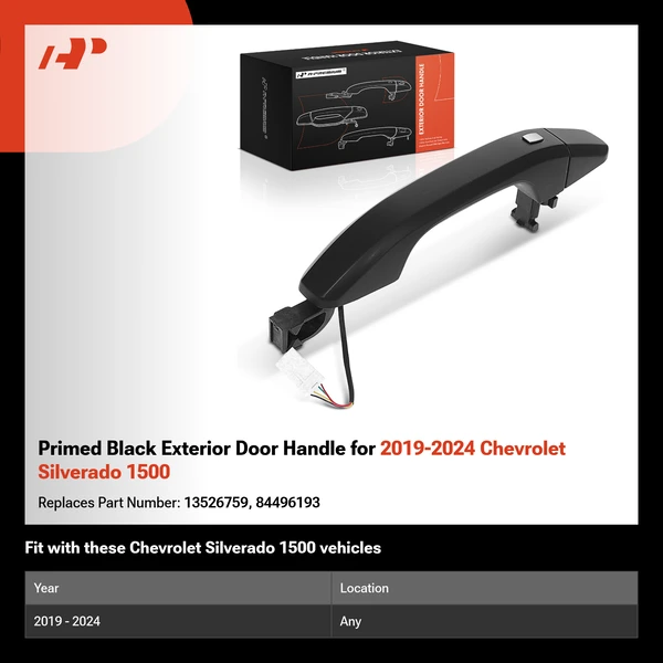 Top-Selling 2019-2024 Chevrolet Silverado 1500 Exterior Door Handle ...