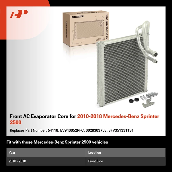Affordable 2010-2018 Mercedes-Benz Sprinter 2500 AC Evaporator APAEC540 ...