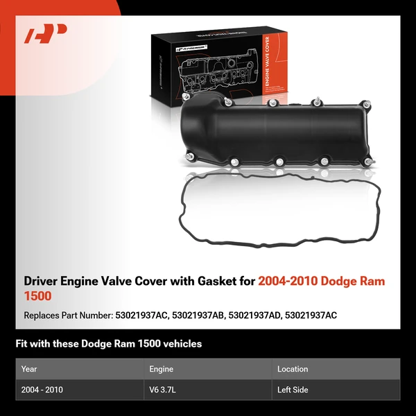 2004-2010 Dodge Ram 1500 Engine Valve Cover APEVC0098 for Sale | A-Premium