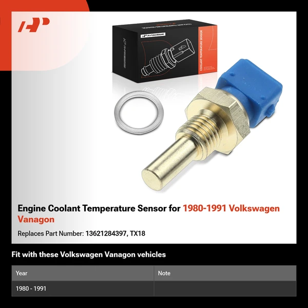 High-Quality 1980-1991 Volkswagen Vanagon Engine Coolant Temperature ...