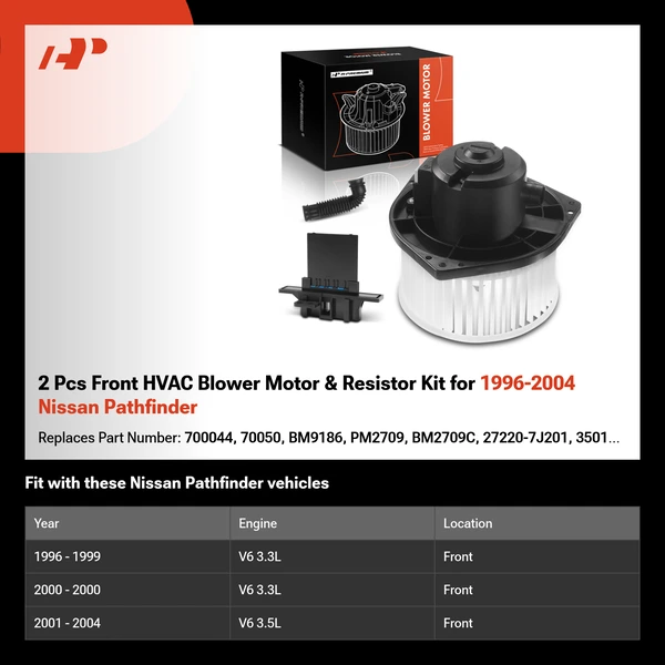 Online Shop for 1996-2004 Nissan Pathfinder HVAC Blower Motor and ...