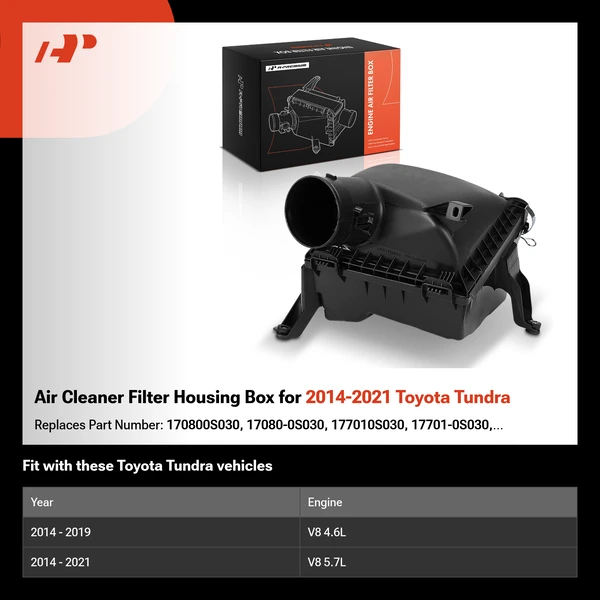 Original-Standard 2014-2021 Toyota Tundra Air Cleaner Filter Housing ...