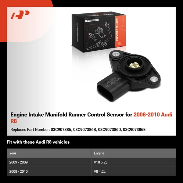 2008-2010 Audi R8 Manifold Runner Control Sensor APPS0875 Performance ...
