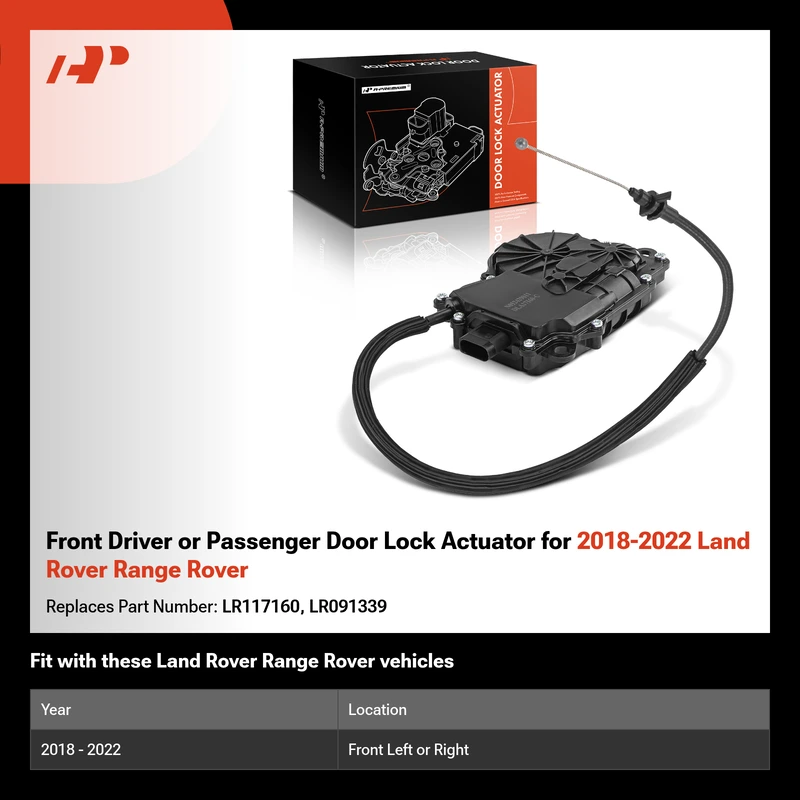 Front Driver or Passenger Door Lock Actuator for 2018-2022 Land Rover ...