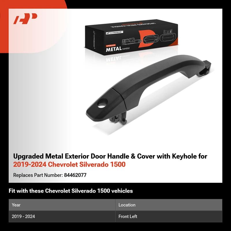 2019-2024 Chevrolet Silverado 1500 Door Handle APDHO2284TW Parts | A ...